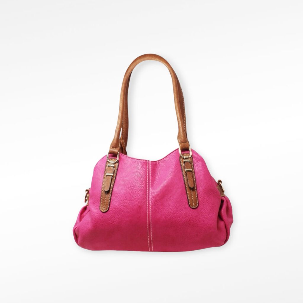 Dark pink Triple Compartment Shoulder Bag | Niche Handbags & Luggage